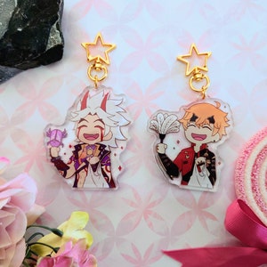 Genshin Impact Leekspin/ Loituma Girl Meme Epoxy Charms - Etsy