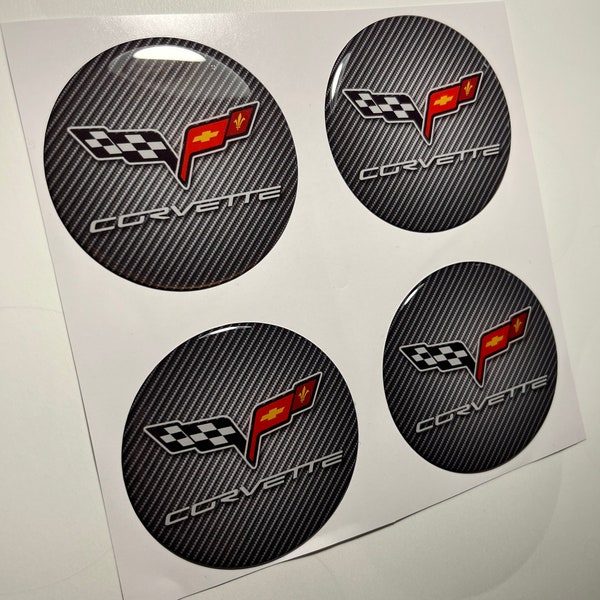 Corvette Center Cap Decals - Etsy
