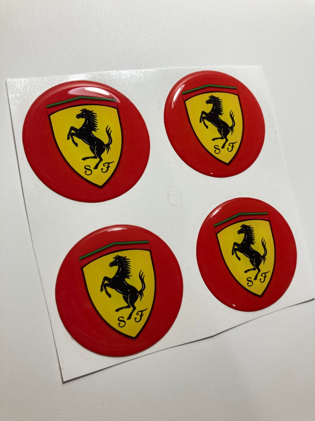 4 Pcs Set Ferrari Center Wheel Cap Premium Quality Domed - Etsy