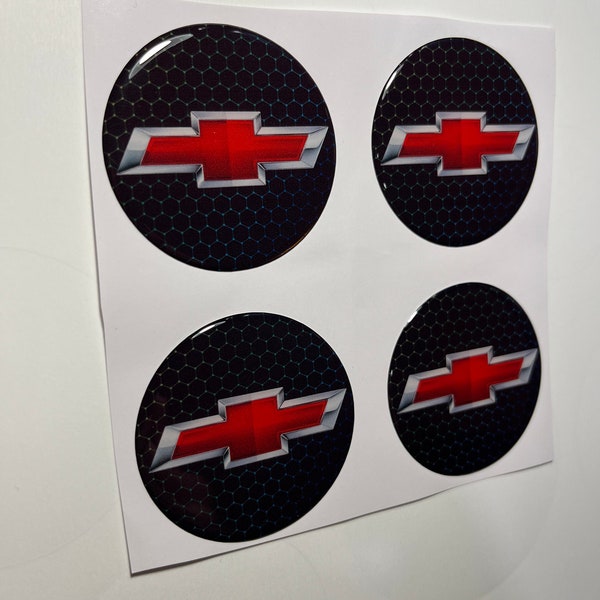 Chevrolet Center Cap Emblem Stickers - Etsy