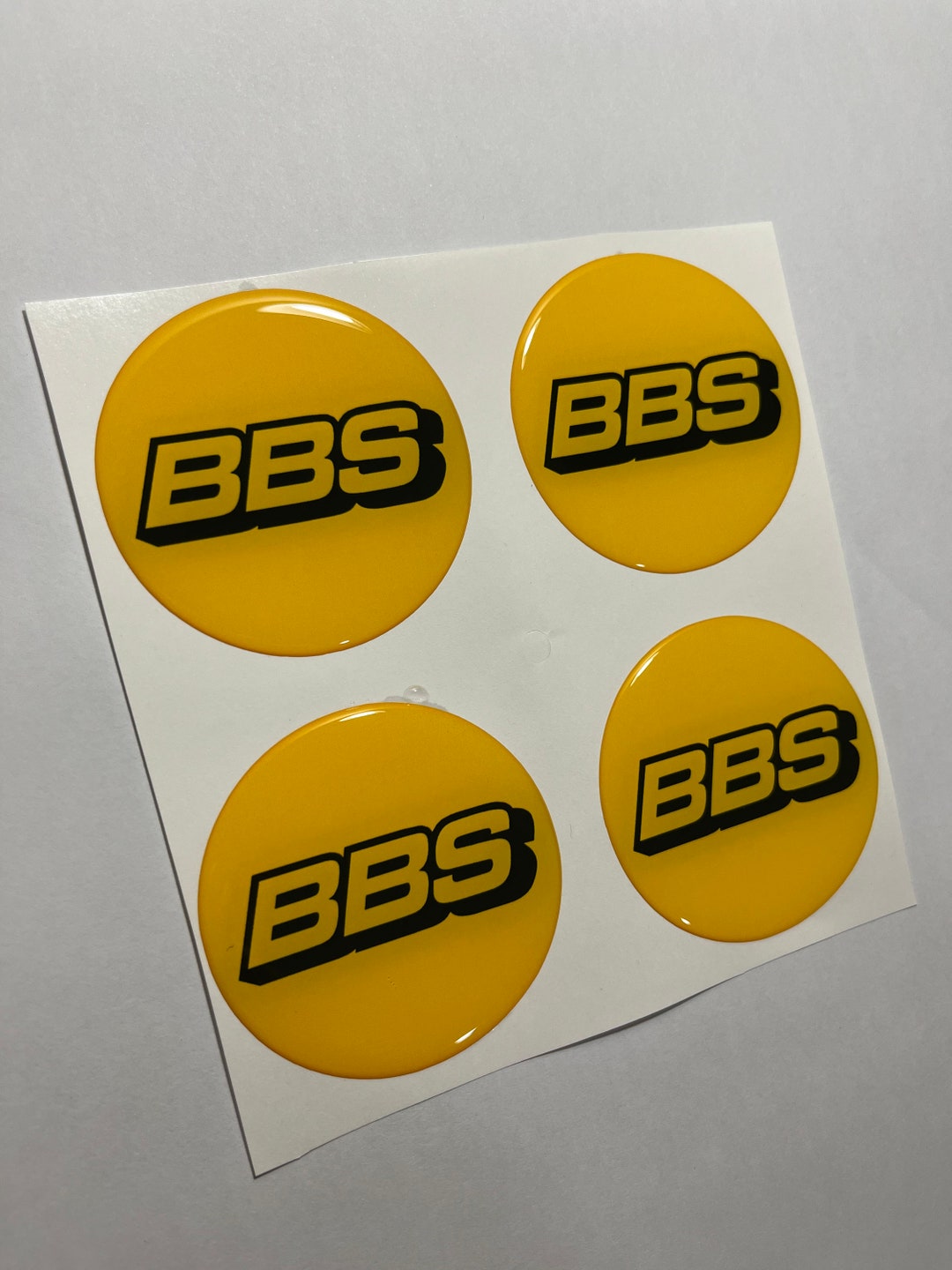 4 Pcs Set BBS Center Wheel Cap Premium Quality Domed Stickers - Etsy