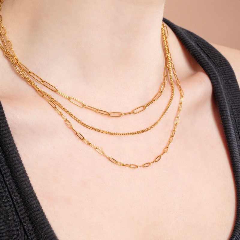 Gold Chain Necklace - Etsy