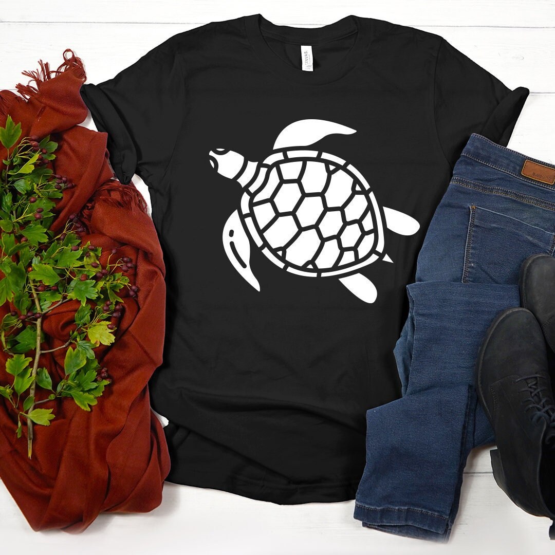 Turtle T-shirt, Love Turtle Shirt, Turtle Lover Gift, Turtle Tee, Cute ...