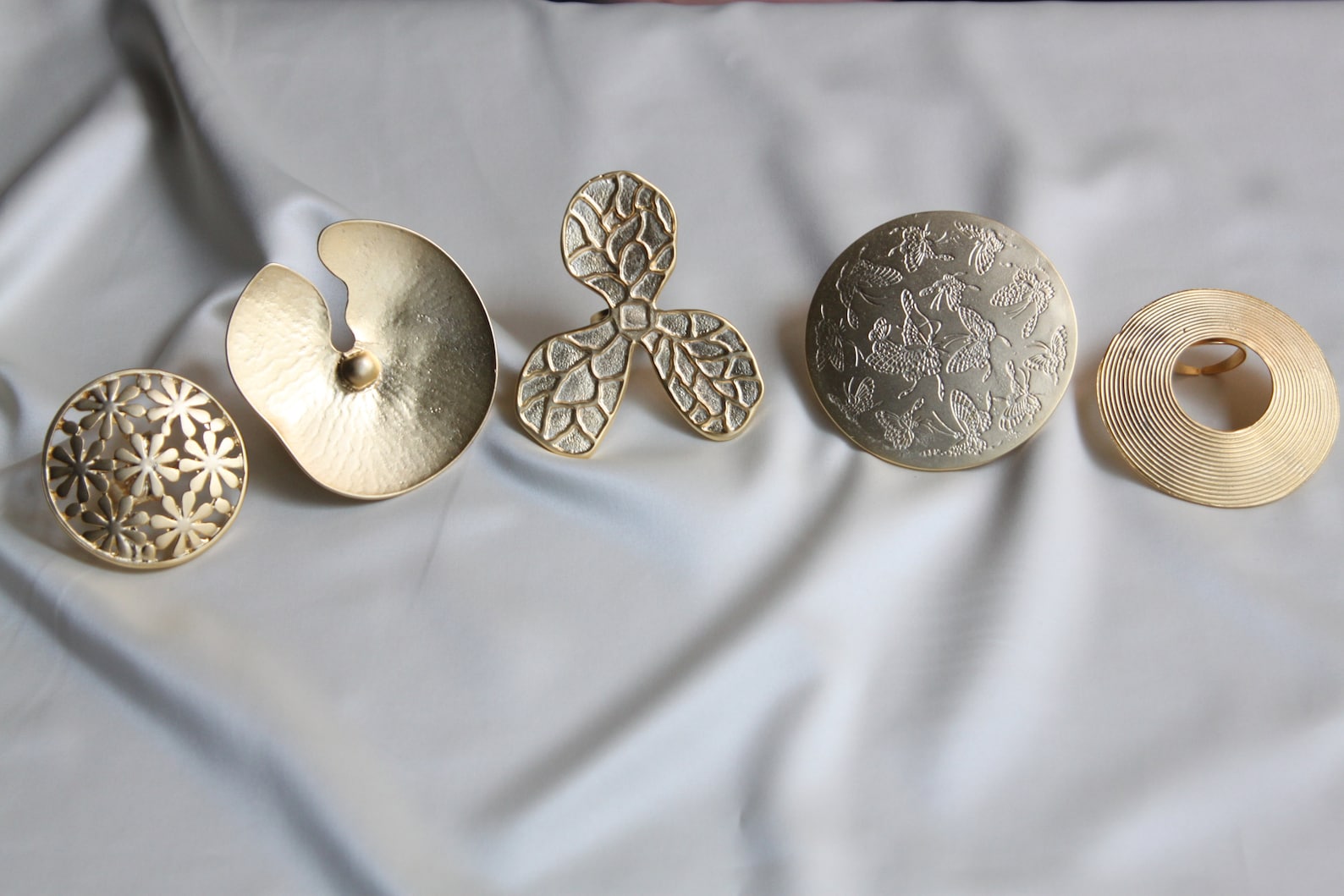 Adjustable Large Rings Extra Large Ring Large Lotus Leaf - Etsy