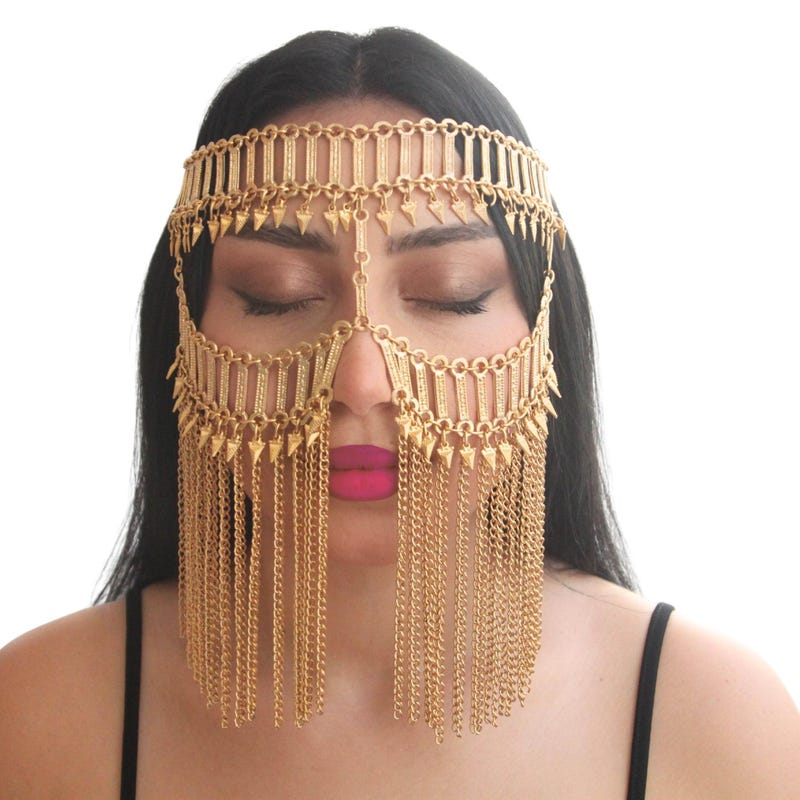 Belly Dance Mask - Etsy