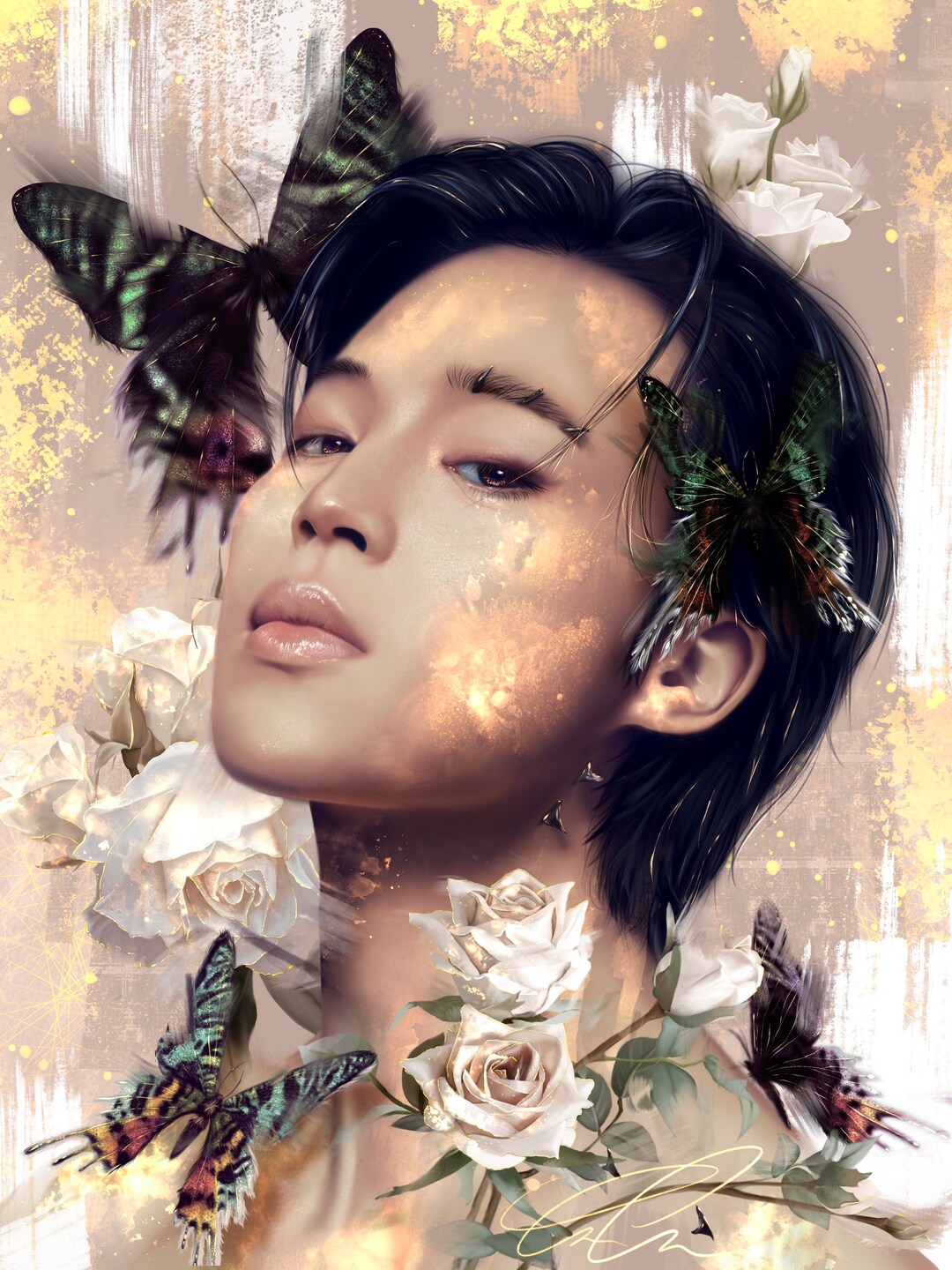 Jimin Face Print - Etsy