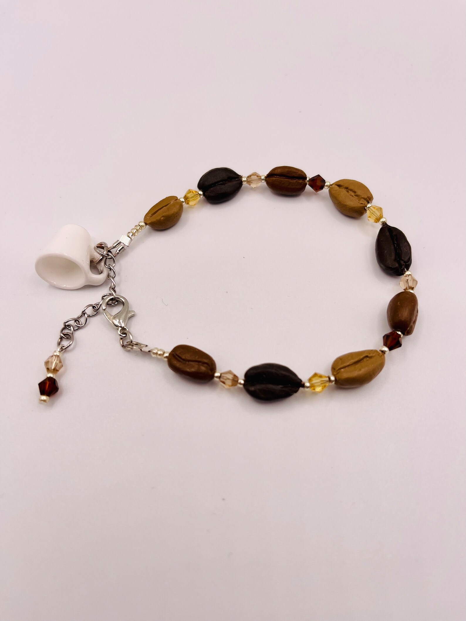 Coffee Bracelets Coffee Bean Charm Bracelet Coffee Lovers - Etsy