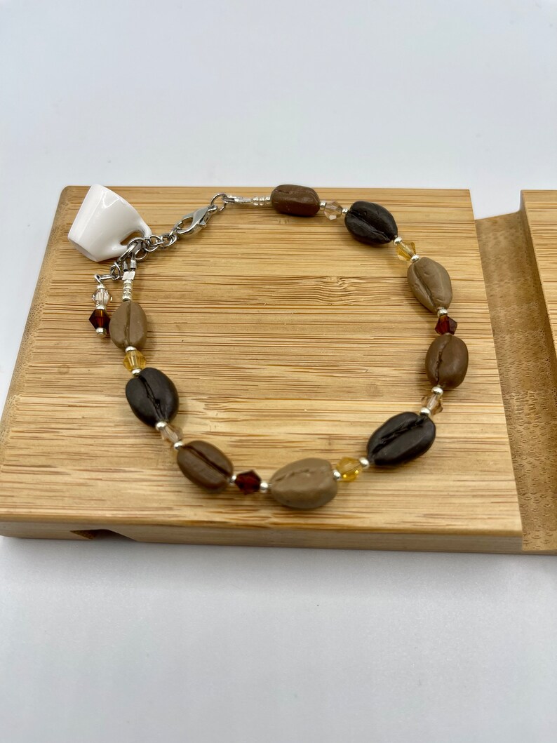 Coffee Bracelets Coffee Bean Charm Bracelet Coffee Lovers - Etsy