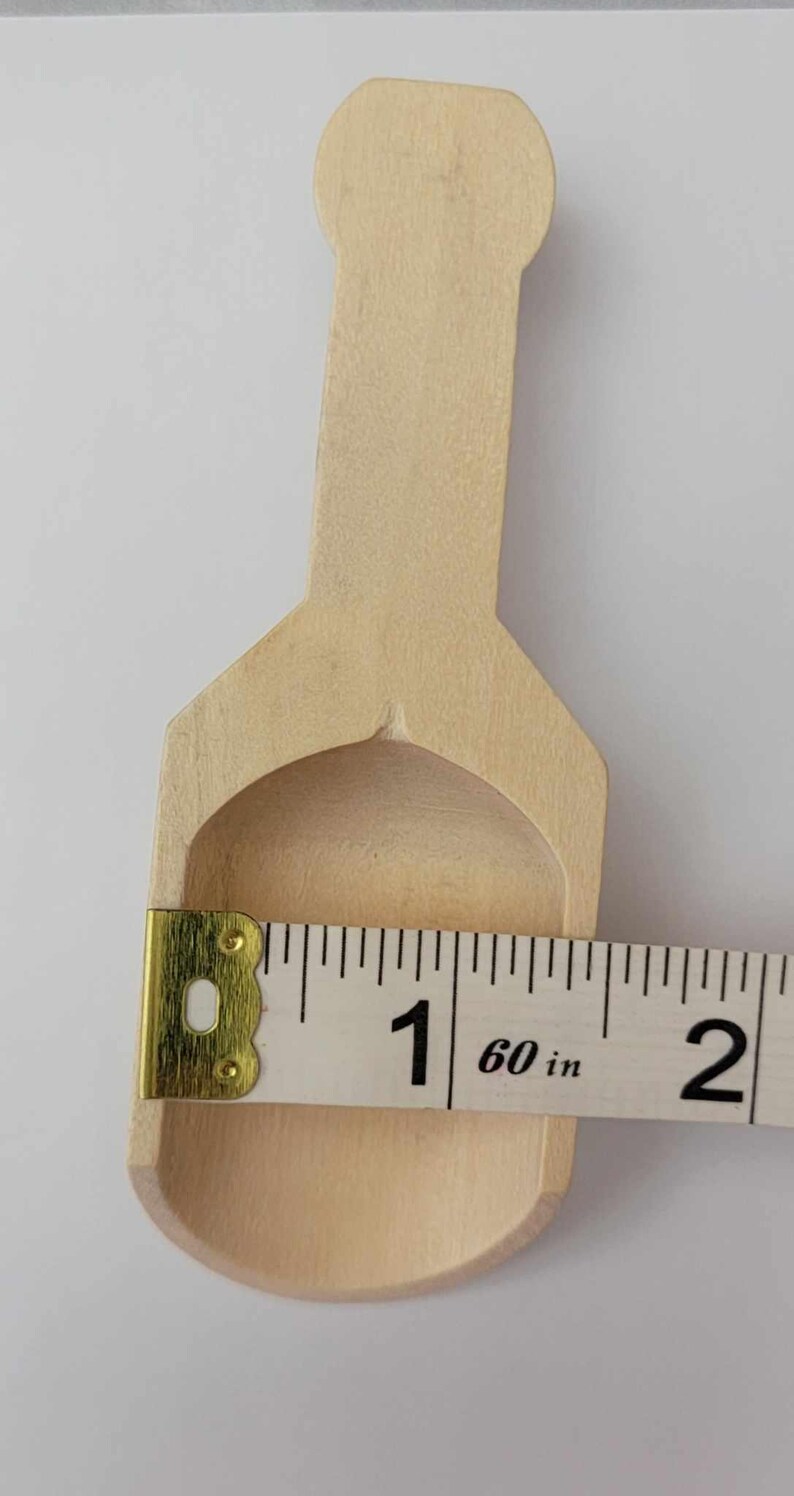 All Natural Wooden Spoon for Laundry Soap and Booster / Bath Salts - Etsy