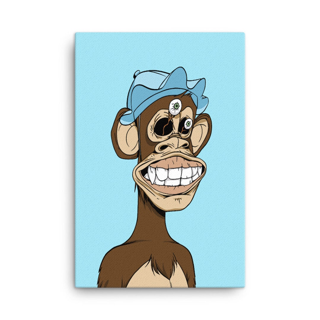 NFT Art Bored Ape Yacht Club Collection 2517 Canvas / - Etsy