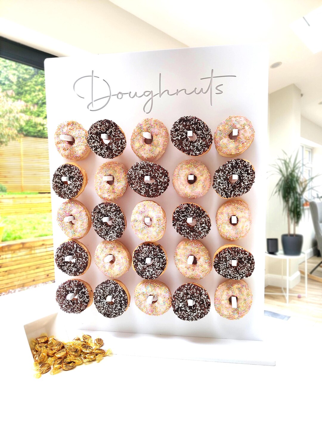 Doughnut Wall Stand Doughnut Holder Donut Wall Various Size Options ...
