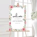 A1, A2 or A3 Personalised Modern Wedding Welcome Sign Minimalist ...