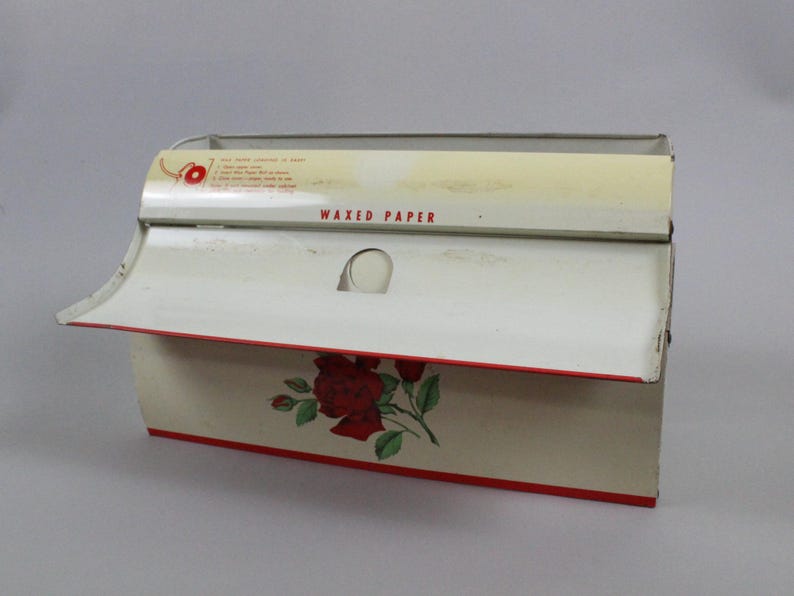 Vintage Hanging Paper Towel Wax Paper Dispenser - Etsy