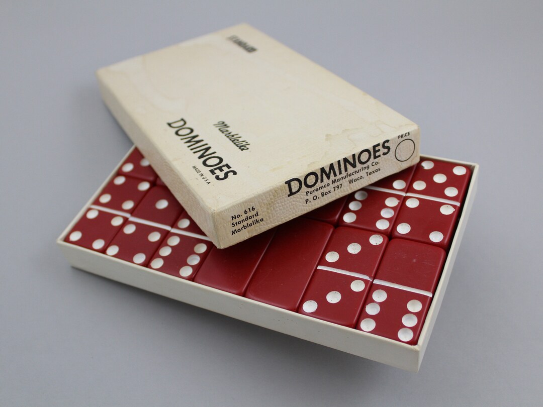 Red Dominos - Etsy