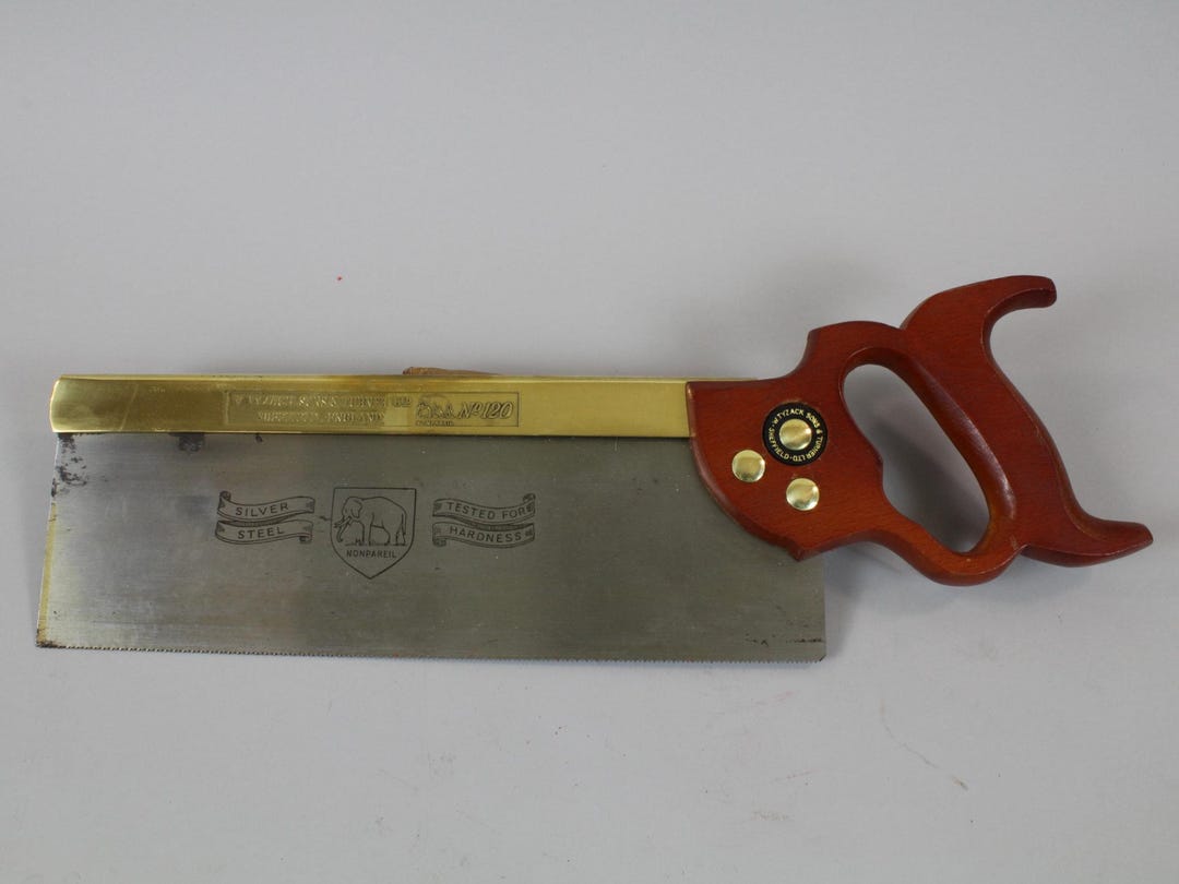 W. TYZACK AND SONS 120 Brass Backed Tenon Saw - Etsy