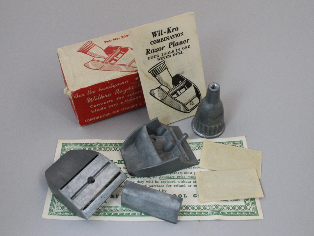 Mil-kro Razor Plane for Wood Finishing Complete Unused - Etsy