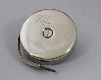 Vintage Cloth Tape Measure, 50 Foot Lufkin Tape Measure, Vintage Red ...