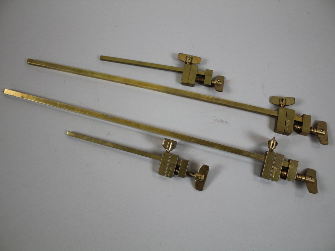 4 Brass Bar Clamps for Model Making - Etsy