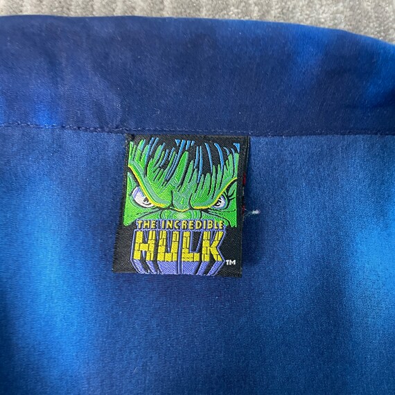 Vintage 2000s Marvel Hulk Super Hero Flames Cartoon S… - Gem