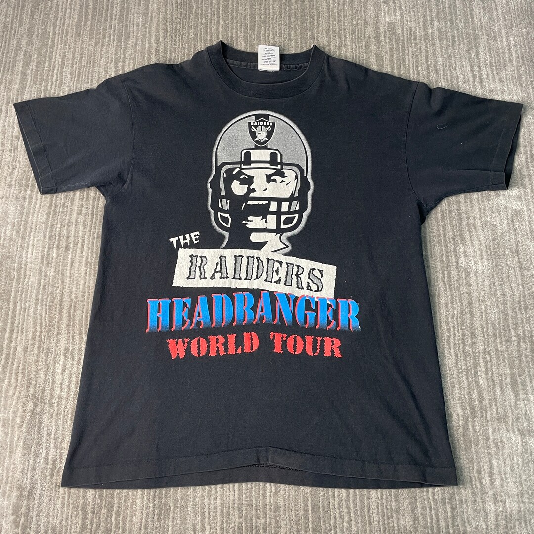 Vintage 90s Los Angeles Raiders NFL Football Sportswear Tour 1990s ...