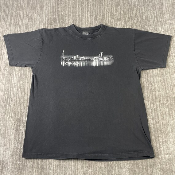 Vintage 2000s Chicago City Bright Lights Skyline View… - Gem