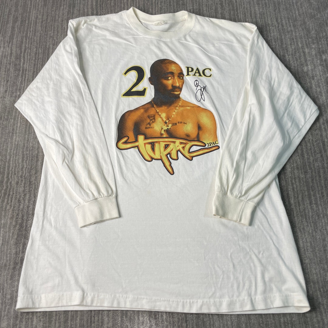 Vintage 2000s Tupac Rapper Artist Urban Hip Hop Basic Essential ...