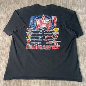 Vintage 2000s All Star Weekend NBA Basketball Houston Sportswear Y2K ...