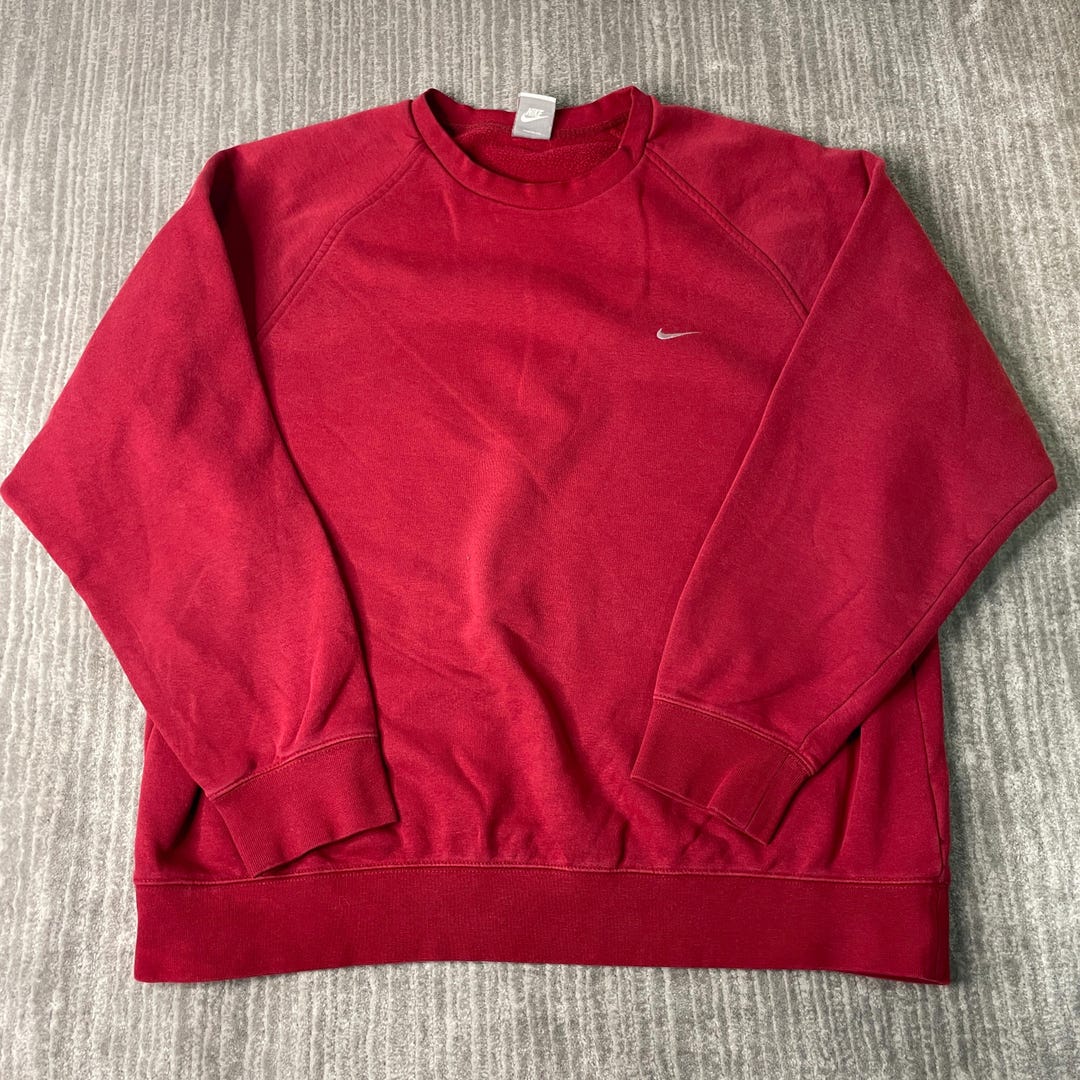 Vintage 2000s Nike Swoosh Small Check Basic Blank Essential Streetwear ...