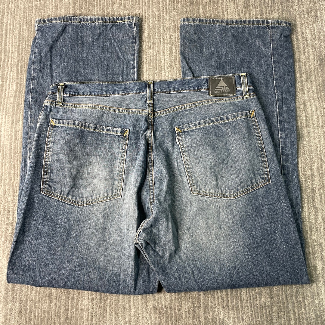 Vintage 2000s Levis Silver Tab Slouch Boot Skater Urban Hip Hop Y2K ...