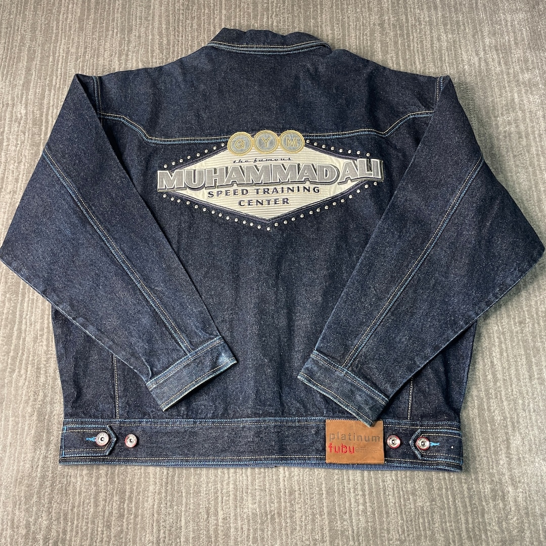 Vintage 2000s Platinum Fubu Muhammad Ali Urban Hip Hop Stitched ...