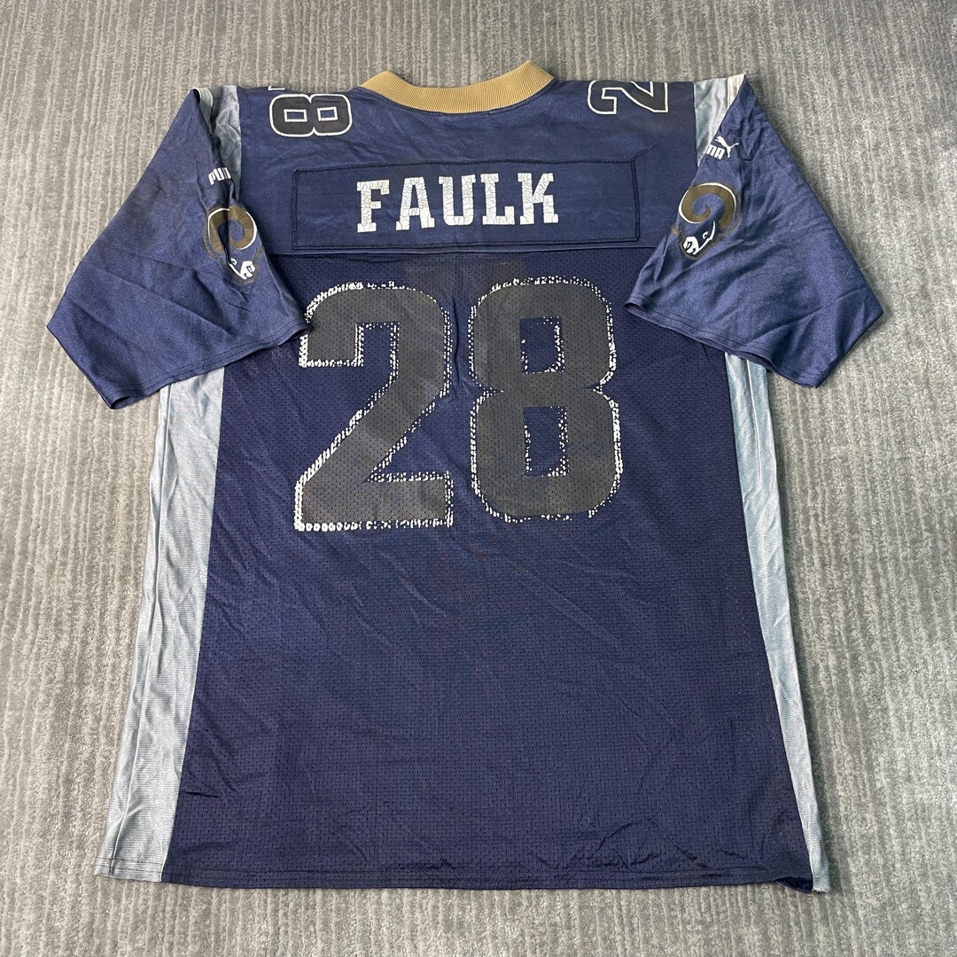 Vintage 2000s Puma St Louis Rams Marshall Faulk NFL Football Sportswear ...