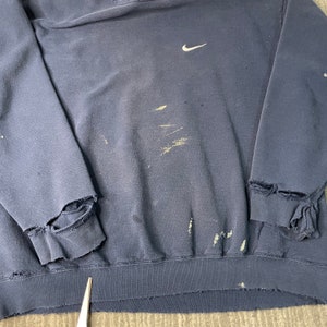 Vintage 90s Nike Swoosh Check Basic Essential Thrashed Sportswear ...