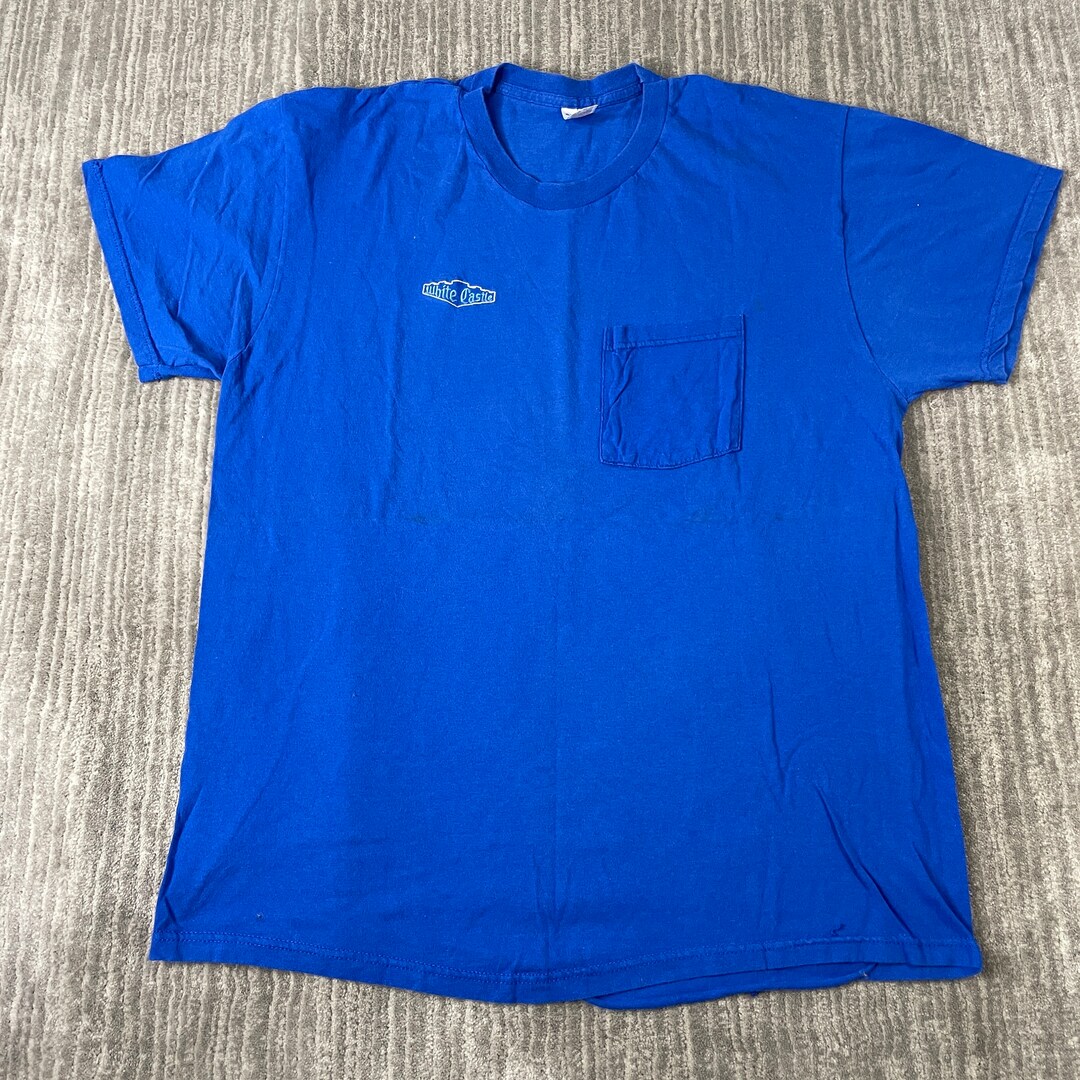 Vintage 90s White Castle Famous Burger Sliders Stitched Embroidered ...