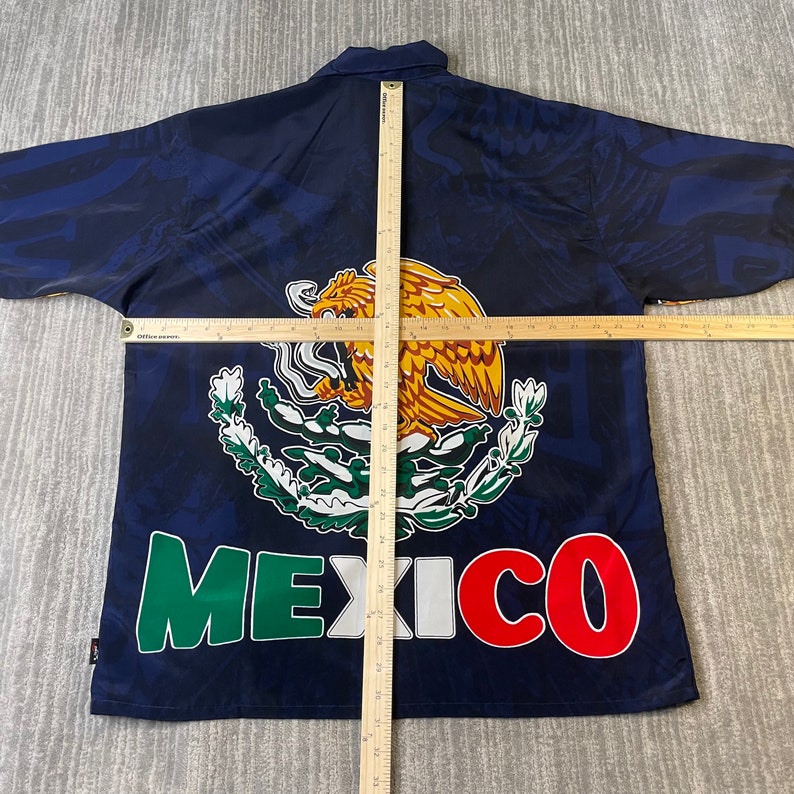Vintage 2000s Mexico Spell Out Flag Colors Pride Eagle Latin - Etsy
