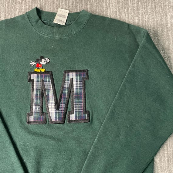 Vintage 2000s Mickey Mouse Cartoon Plaid Pattern Basi… - Gem