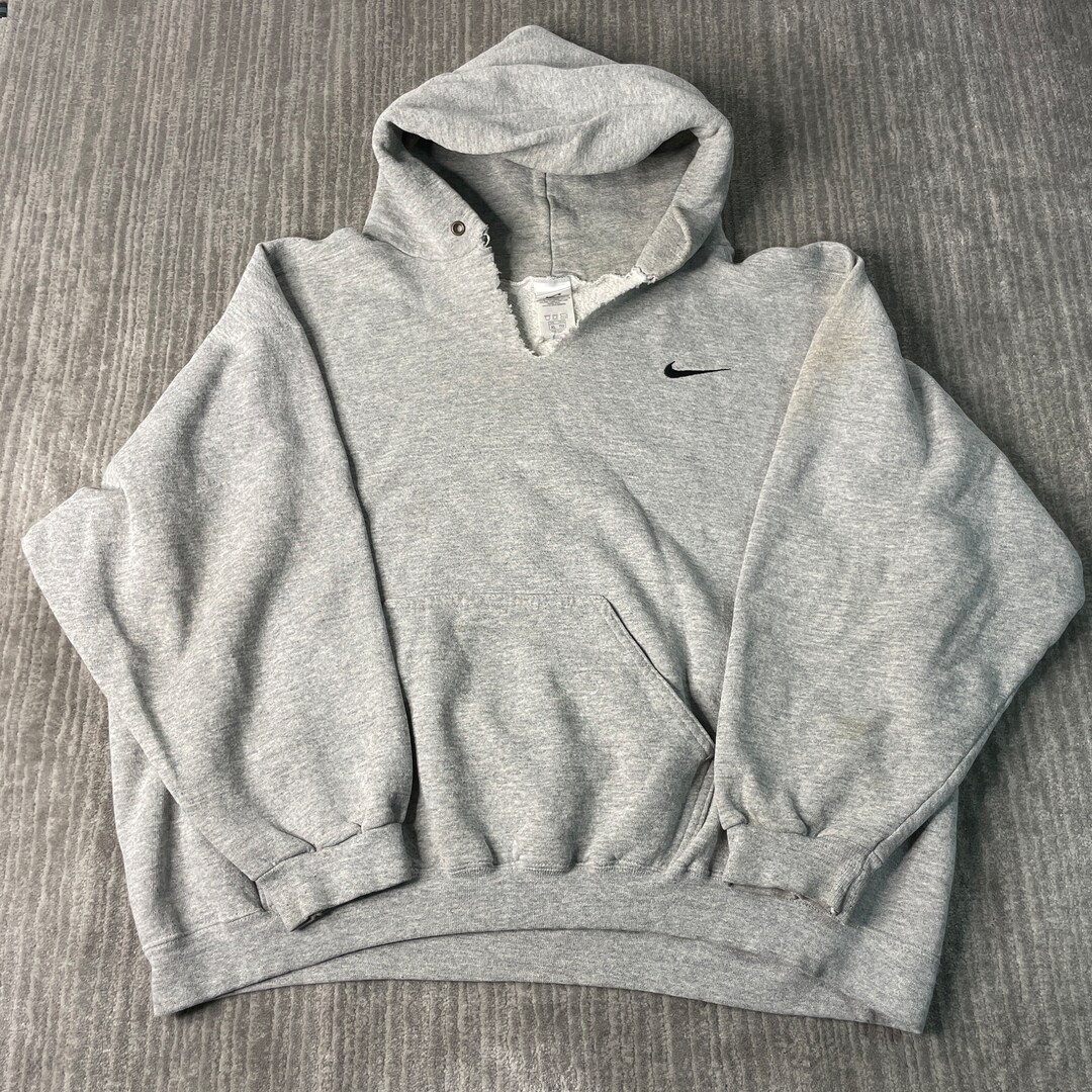 Vintage 90s Nike Swoosh Big Check Basic Essential Streetwear Sportswear ...