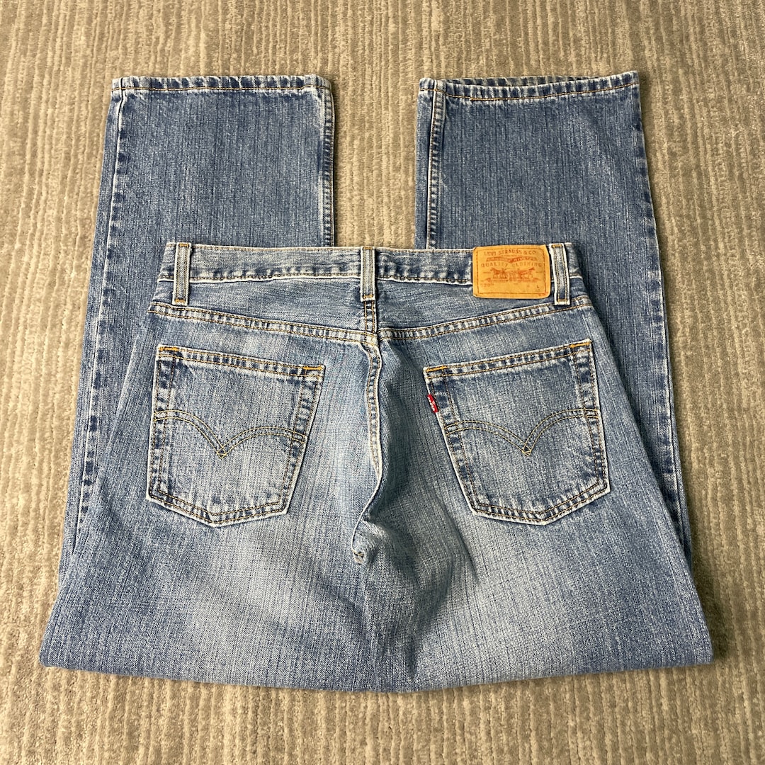Vintage 2000s Levis 529 Low Rise Straight Red Tab Classic Brand Y2K ...