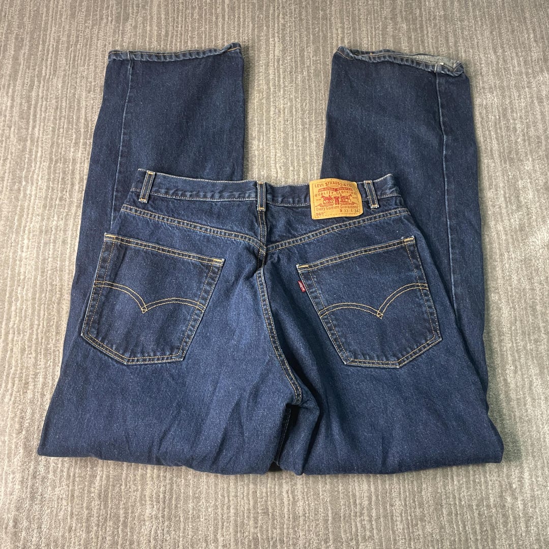 Vintage 2000s Levis 569 Loose Fit Red Tab Classic Brand Y2K Aesthetic ...