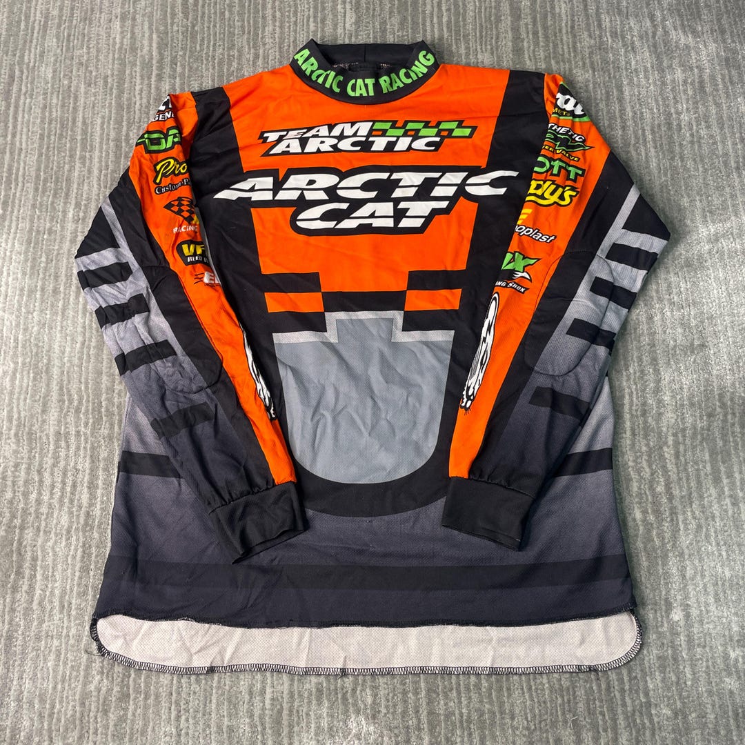 Vintage 2000s Team Arctic Cat Motocross Sportswear Athletic Basic ...