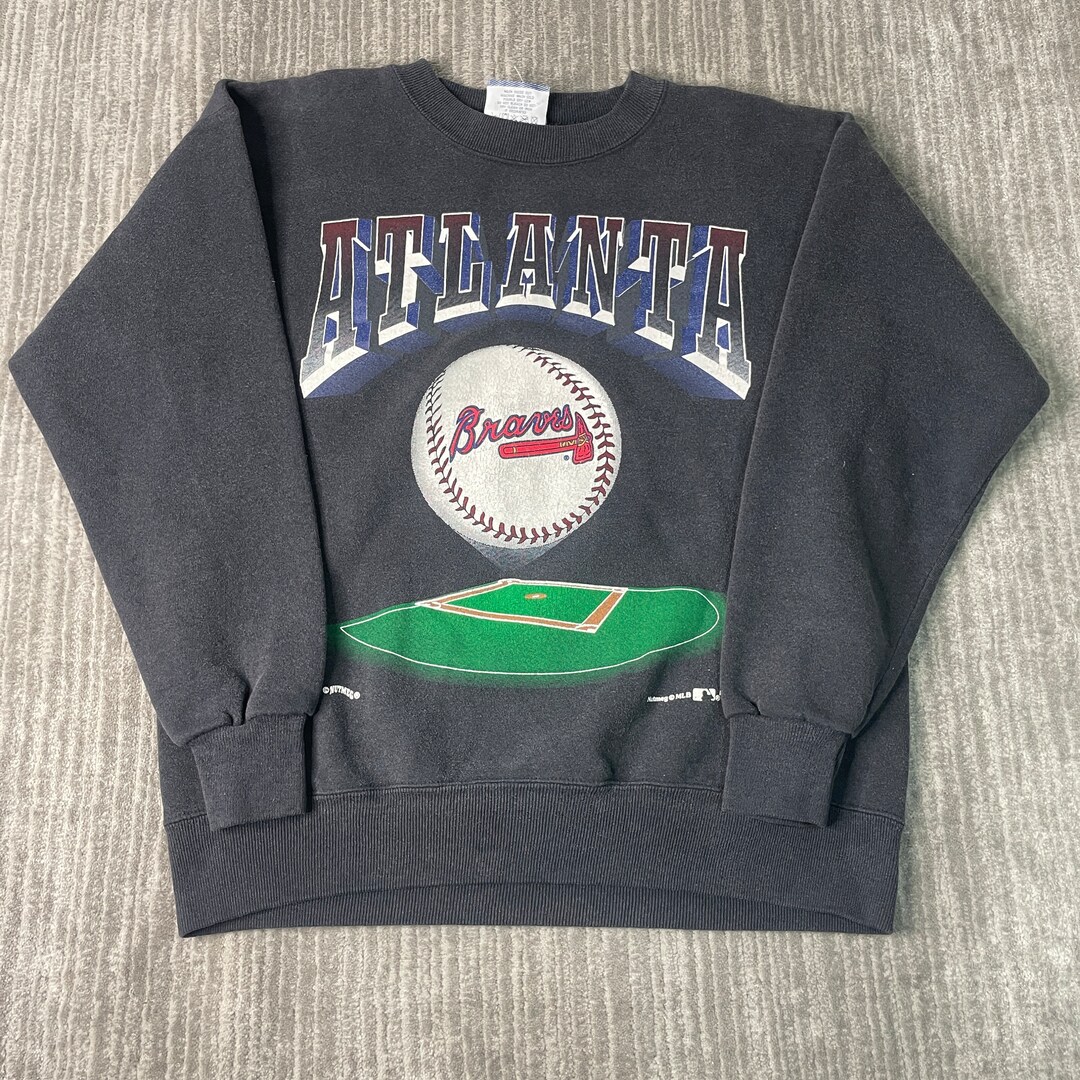 Vintage 90s Atlanta Braves MLB Baseball Sportswear Athletic 1990s ...