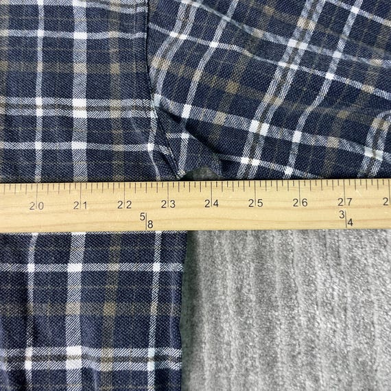 Vintage 2000s Structure Plaid Pattern Basic Essential… - Gem