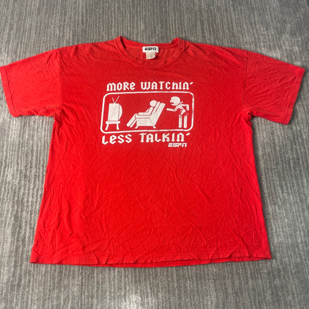 Vintage 2000s ESPN More Watching Sports News TV Humor Basic Essential ...