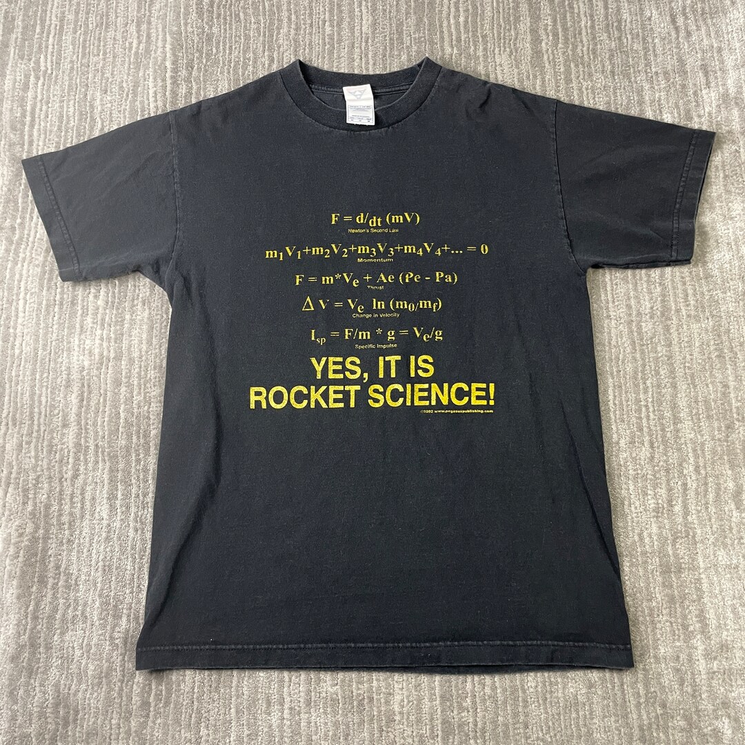 Vintage 2000s Yes, It is Rocket Science! Scientist Equation Problem ...