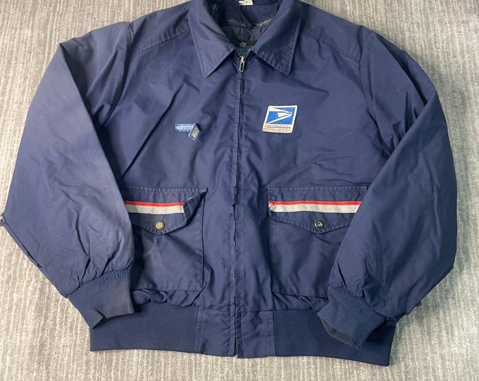 Vintage 80s USPS Two Pocket Mail Service Post Office Basic Essential ...