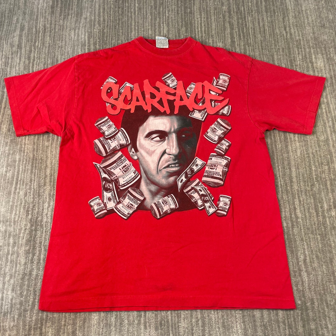 Vintage 2000s Scarface Y2K Aesthetic Money Power Movie Promo Baggy Fit ...