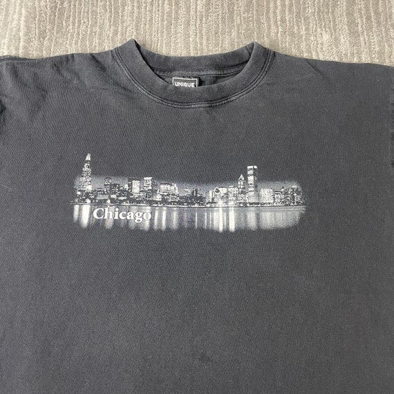 Vintage 2000s Chicago City Bright Lights Skyline View… - Gem