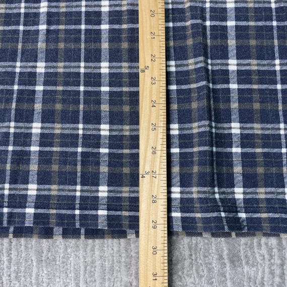 Vintage 2000s Structure Plaid Pattern Basic Essential… - Gem
