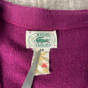 Vintage 80s Izod Lacoste Alligator Logo Basic Essential Casual Preppy ...