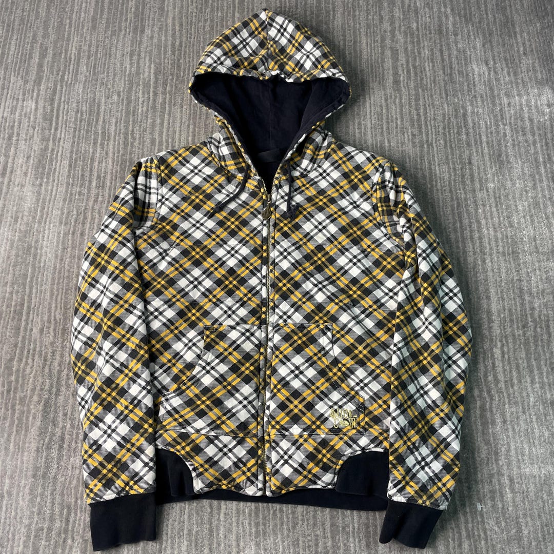 Vintage 2000s Volcom Two Pocket Plaid Pattern Surf Skate Y2K Aesthetic ...