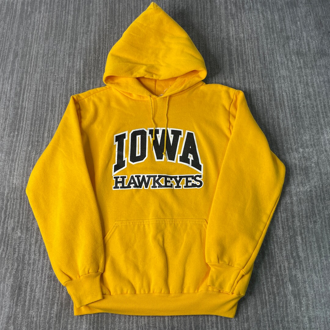 Vintage 80s Iowa Hawkeyes University College Spell Out Sportswear ...